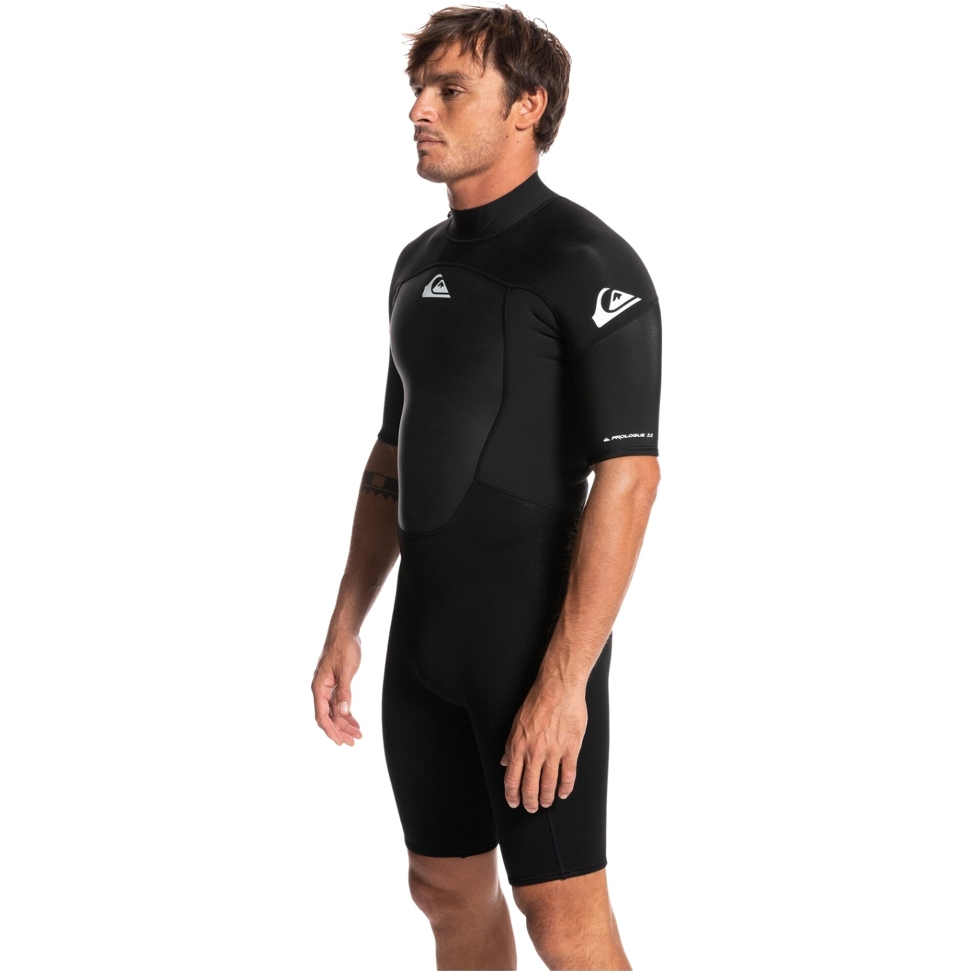 2024 Quiksilver Mens Prologue 2mm Back Zip Shorty Wetsuit EQYW503032 - Black | Wetsuit Outlet